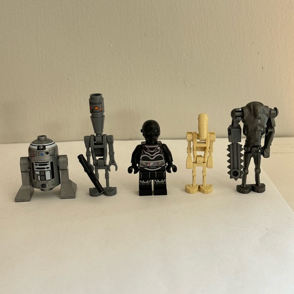 Toys | Lot Of 5 Star Wars Minifigs Droids Ig88 Battle Droid Super ...